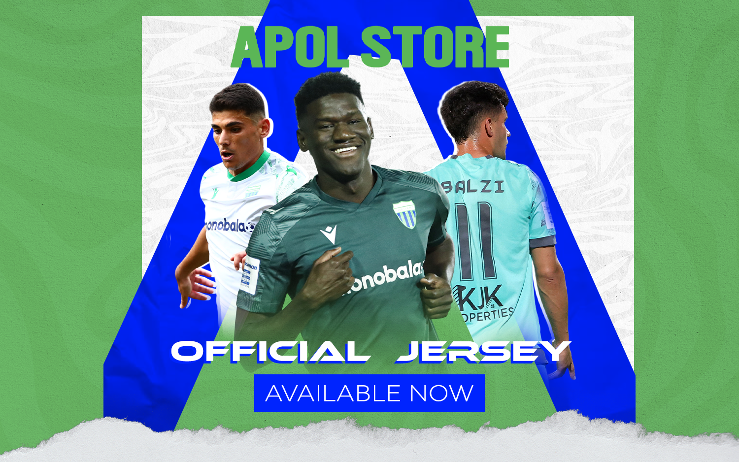 Οι νέες φανέλες του Λεβαδειακού στο ανανεωμένο APOL STORE! - Levadiakos ...